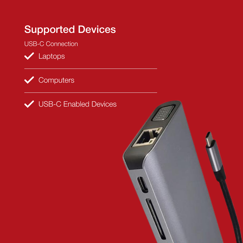Shintaro Travel Docking Station USB-C to Multi Ports